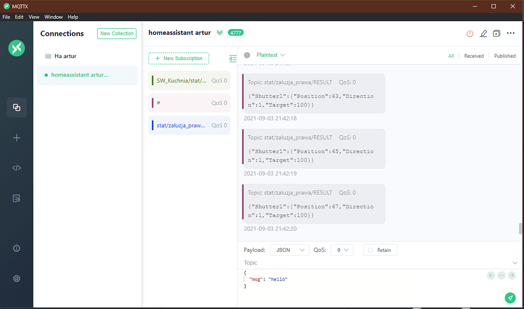 Shutter Card - konfiguracja MQTT - Home Assistant - ArturHome