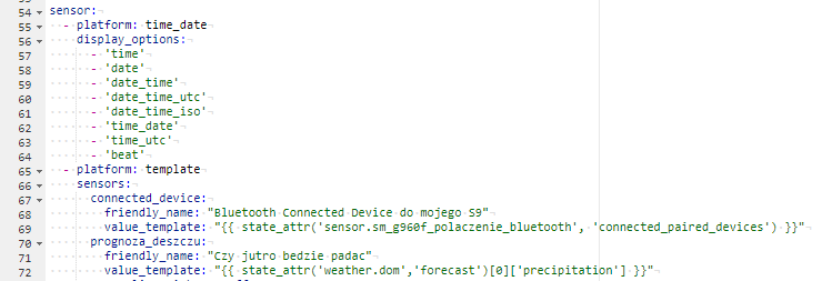 Template Sensors Home Assistant ArturHome